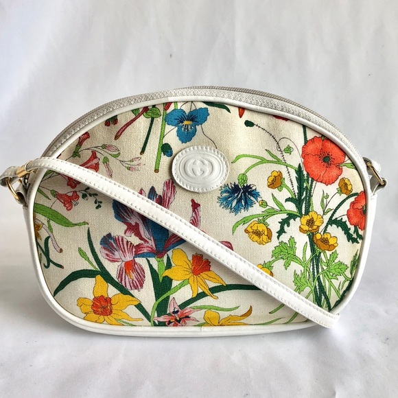 Gucci | Bags | Soldgucci Vintage Flora Insect Crossbody Bag | Poshmark